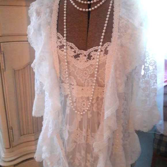 Vintage | Dresses | Stunning Vtg Tambour Lace Bespoke Bridal Mint ...